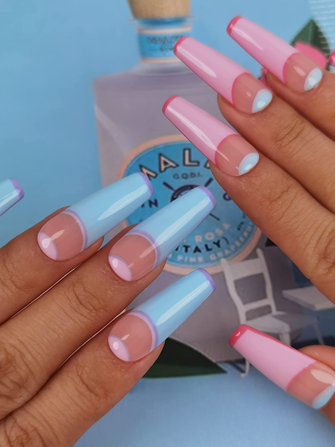 Gel Nail Polish Set Pastel Color for Spring Summer Nail Designs ...